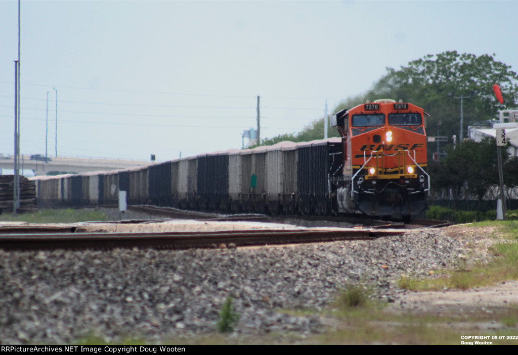 BNSF Loaded Rock Train
